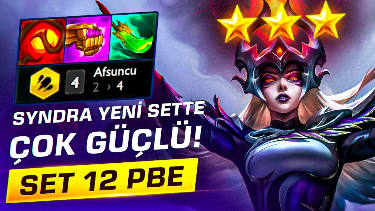 SYNDRA YENİ SETTE ÇOK GÜÇLÜ! SET 12 PBE | HOLYTHOTH TFT - YouTube