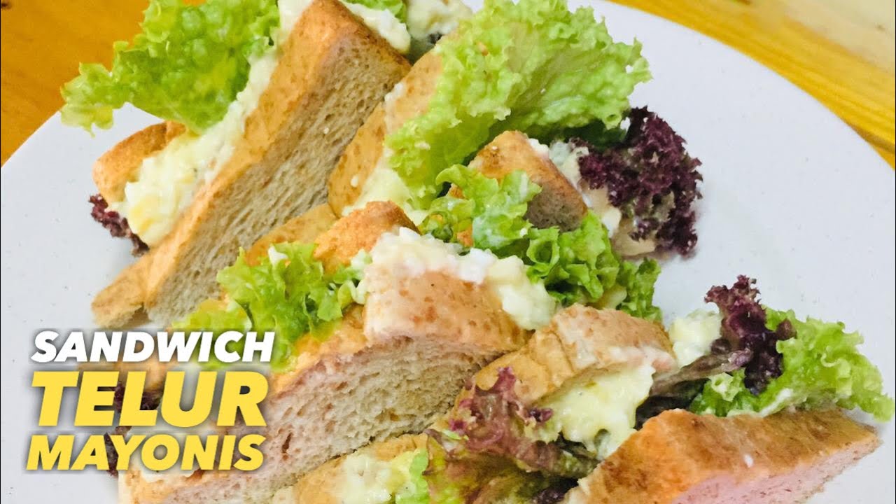 Sandwich Telur Mayo Dan Kentang | How To Make Egg Mayonis Sandwich ...
