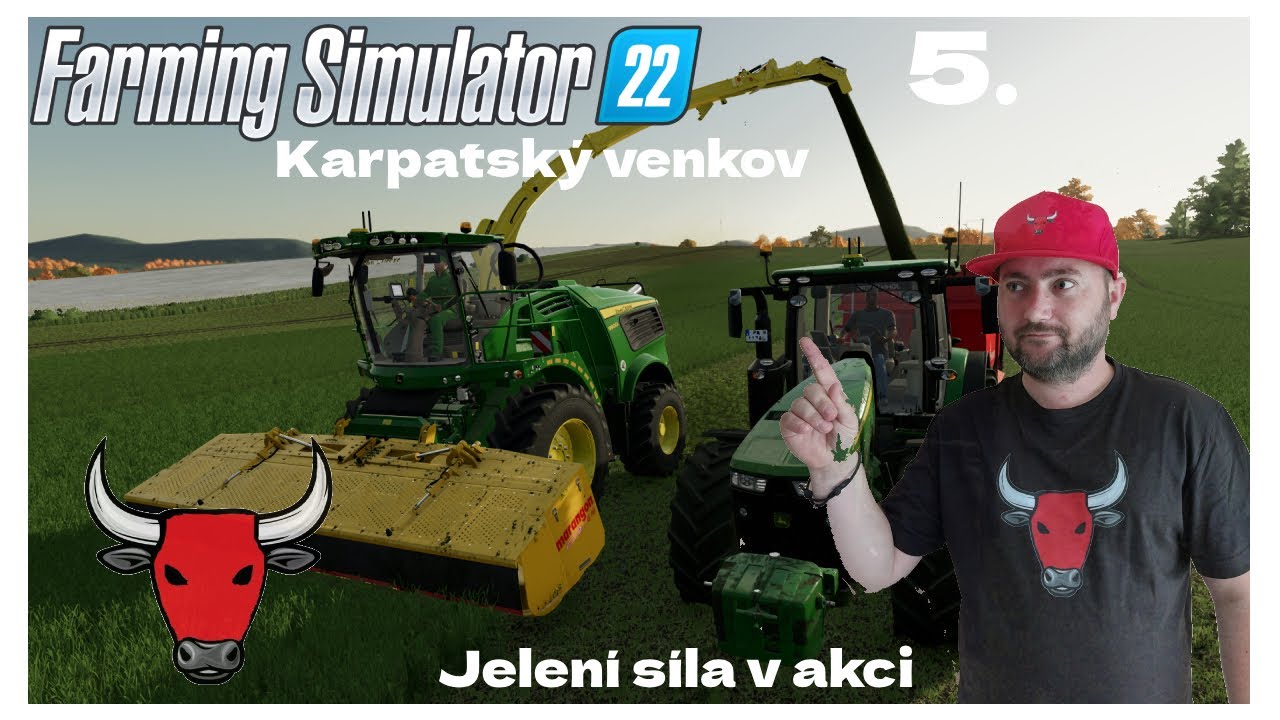 Farming simulator 22 | Karpatský venkov #5 sečení trávy | Lets play ...