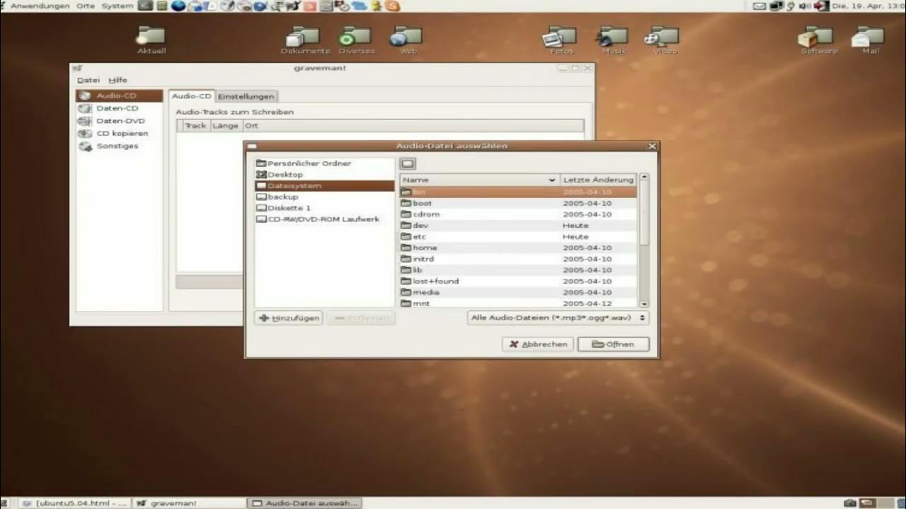 Ubuntu 4.04 - 5.10 Startup/Login Sound - YouTube