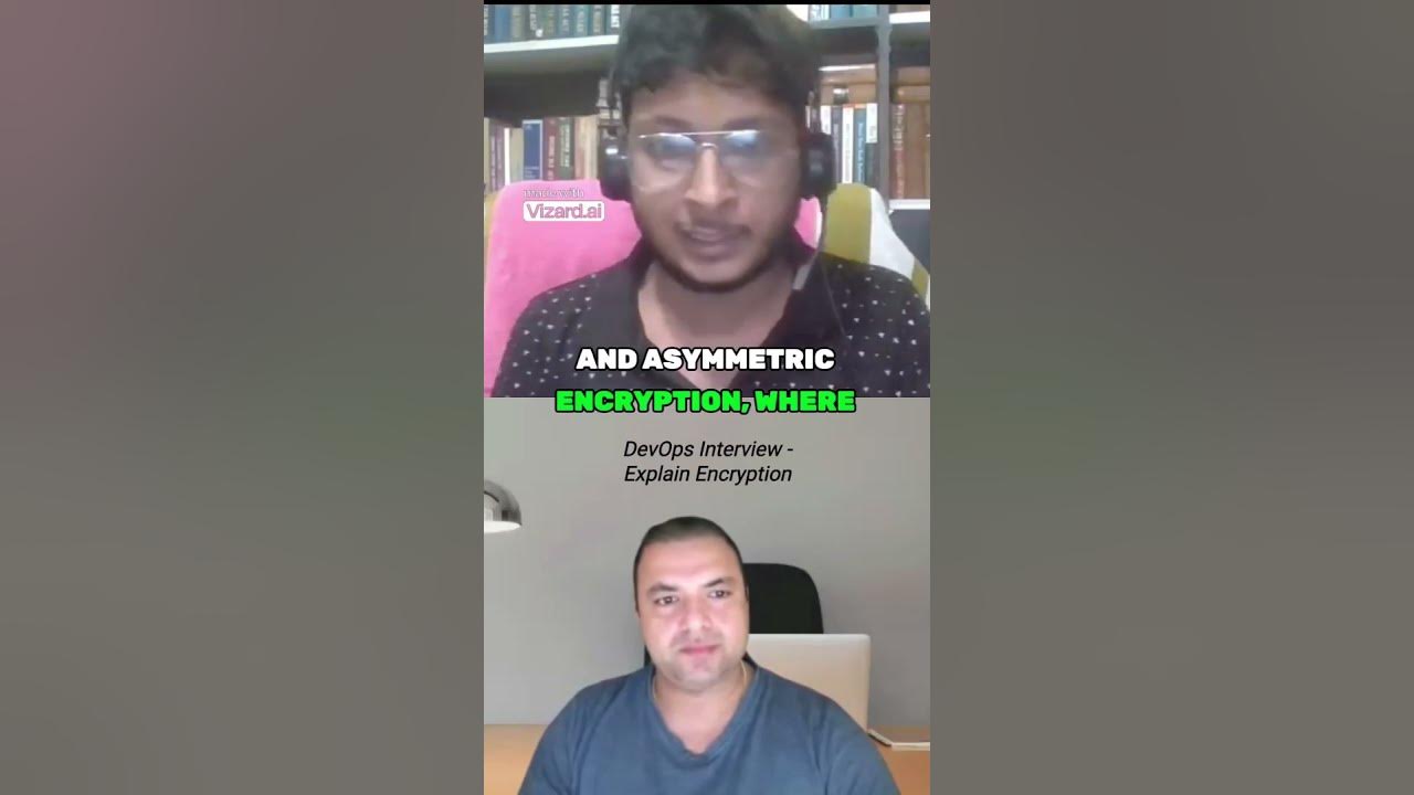 Devops Interview Explain Encryption Devopsinterview Devopstraining Devopsinterviewquestions