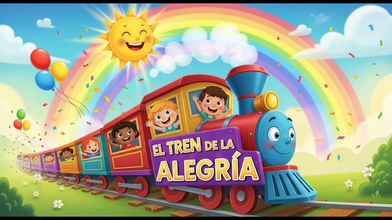 El Tren de la Alegría | Canción Infantil Animada para Niños - YouTube