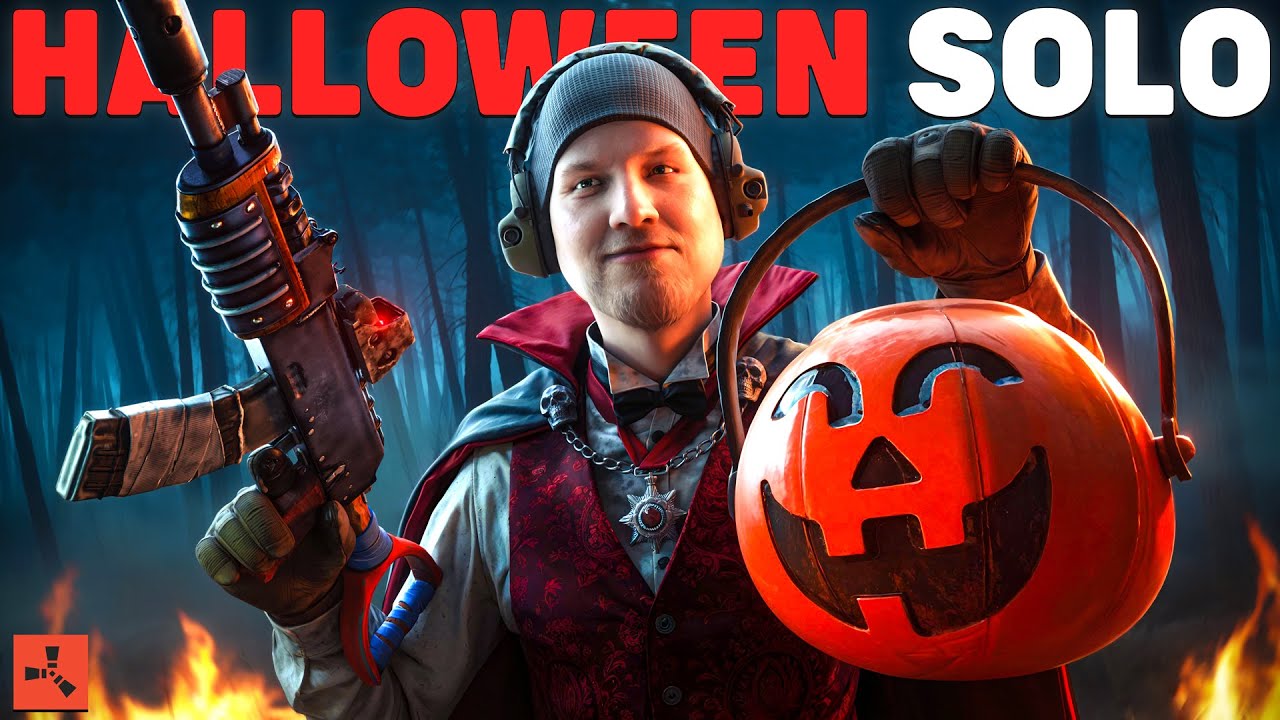 Rust - 20000 HOUR SOLO VS HALLOWEEN UPDATE - YouTube