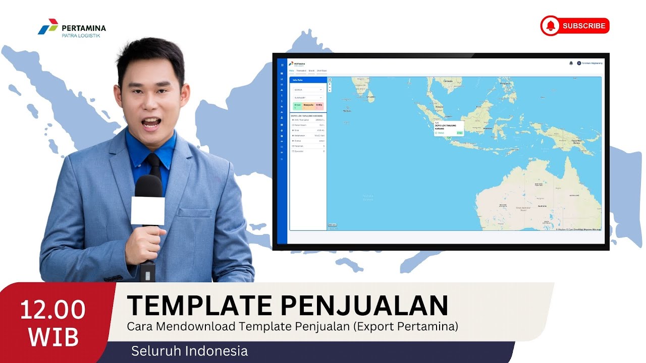 Transaksi PATLOG : Cara Download Template Pejualan Export Pertamina ...