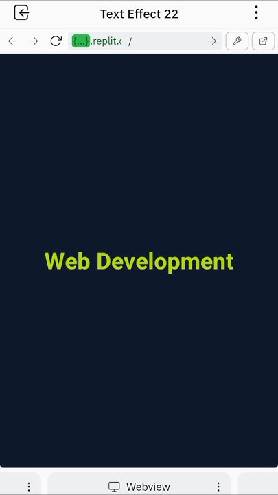 Text Effect 22 | Mini Program | Web Suite Mini Program | Web Development Mini Program - YouTube