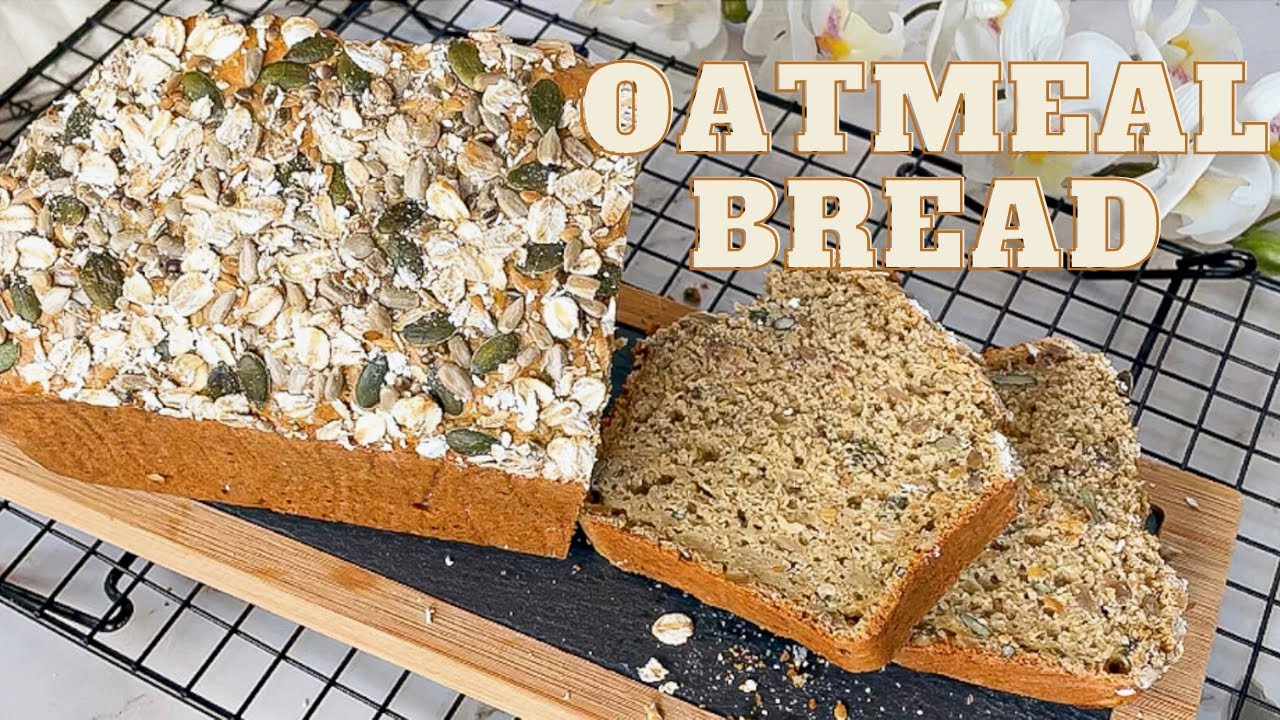 Healthy multi-seed Oatmeal bread - YouTube
