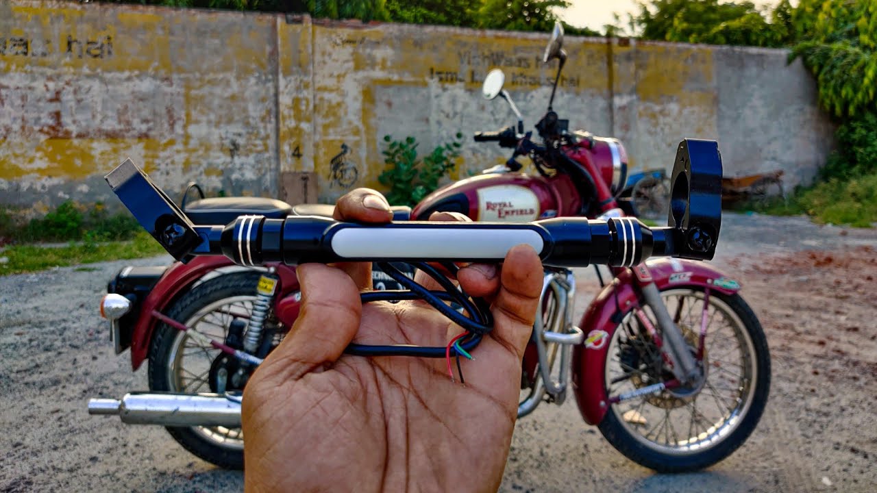HandleBar Rode With LED Moon Light For All Motorcycles 🤩 | Techno Khan ...