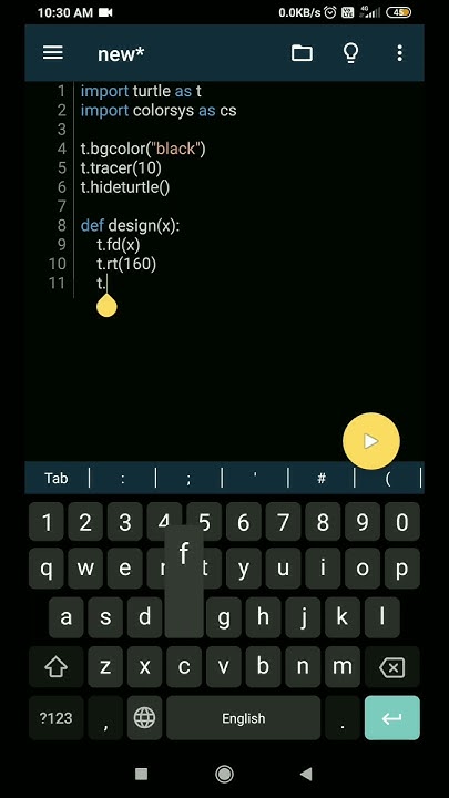 Creating An Awesome Design Using Turtle Source Code In Comments