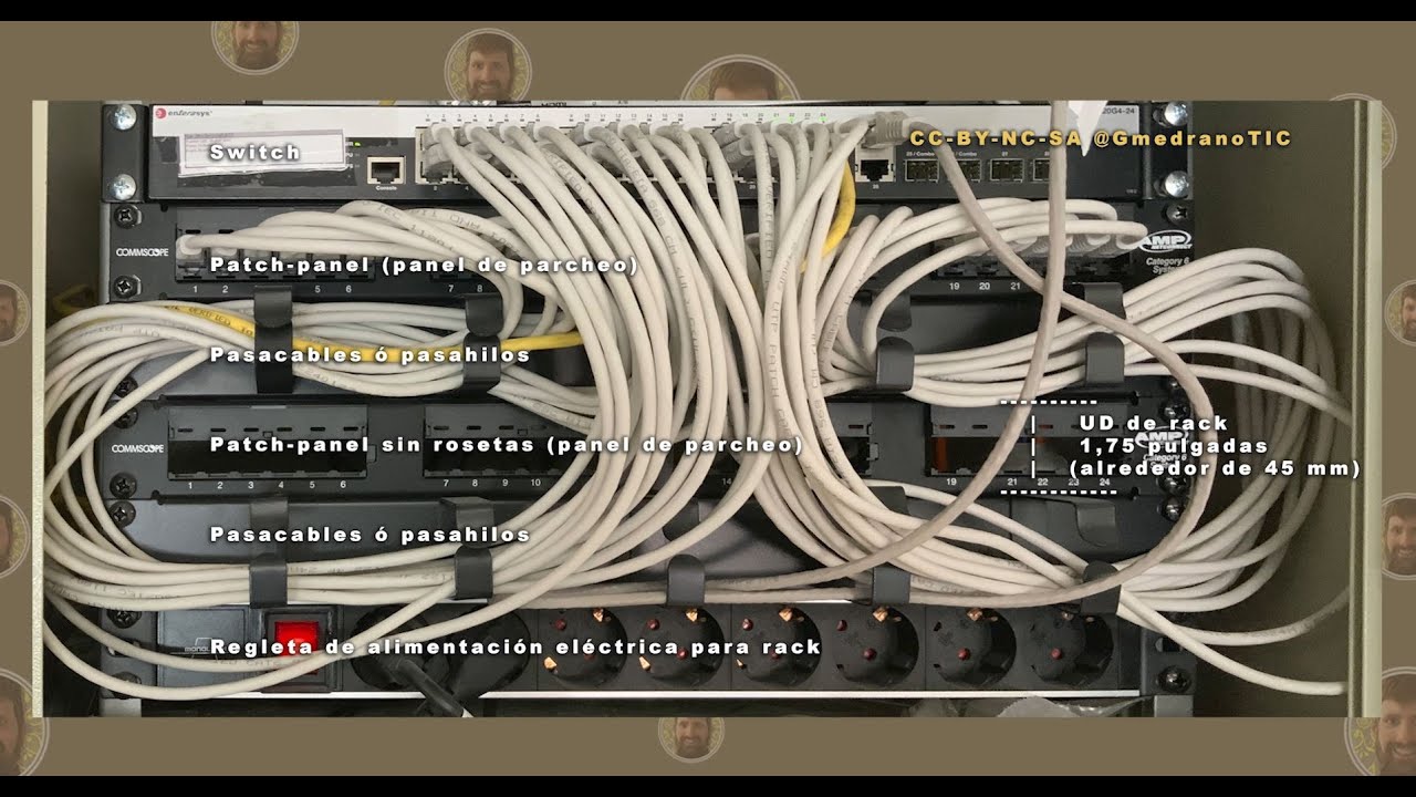 Pasos para el montaje de una red local (cableada con RACK) - YouTube