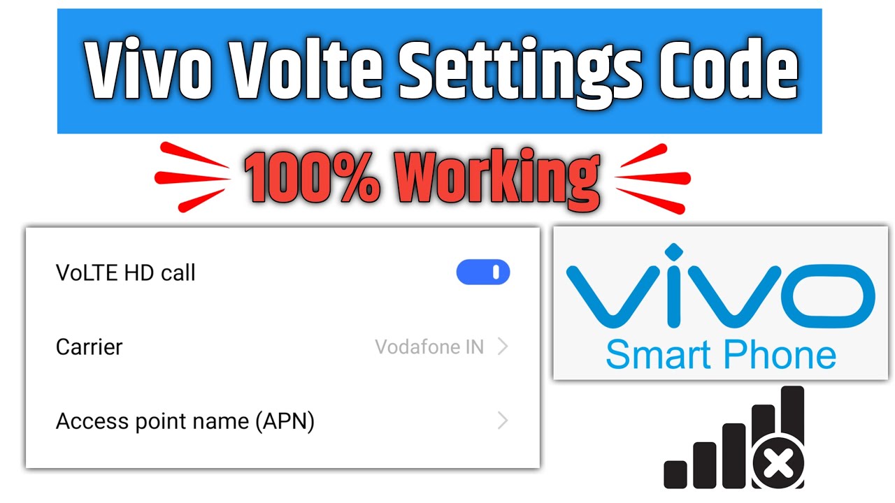 Vivo Volte Setting Kaise Kare | How To Enable VoLTE In Vivo (2025 ...