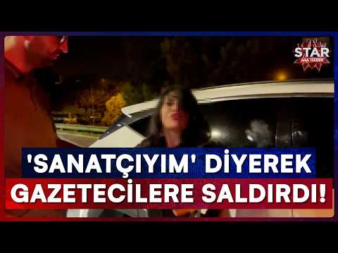 Basın Mensuplarına Tüküren Alkollü Kadın Sürücü Polise Zor Anlar Yaşattı | Star Ana Haber