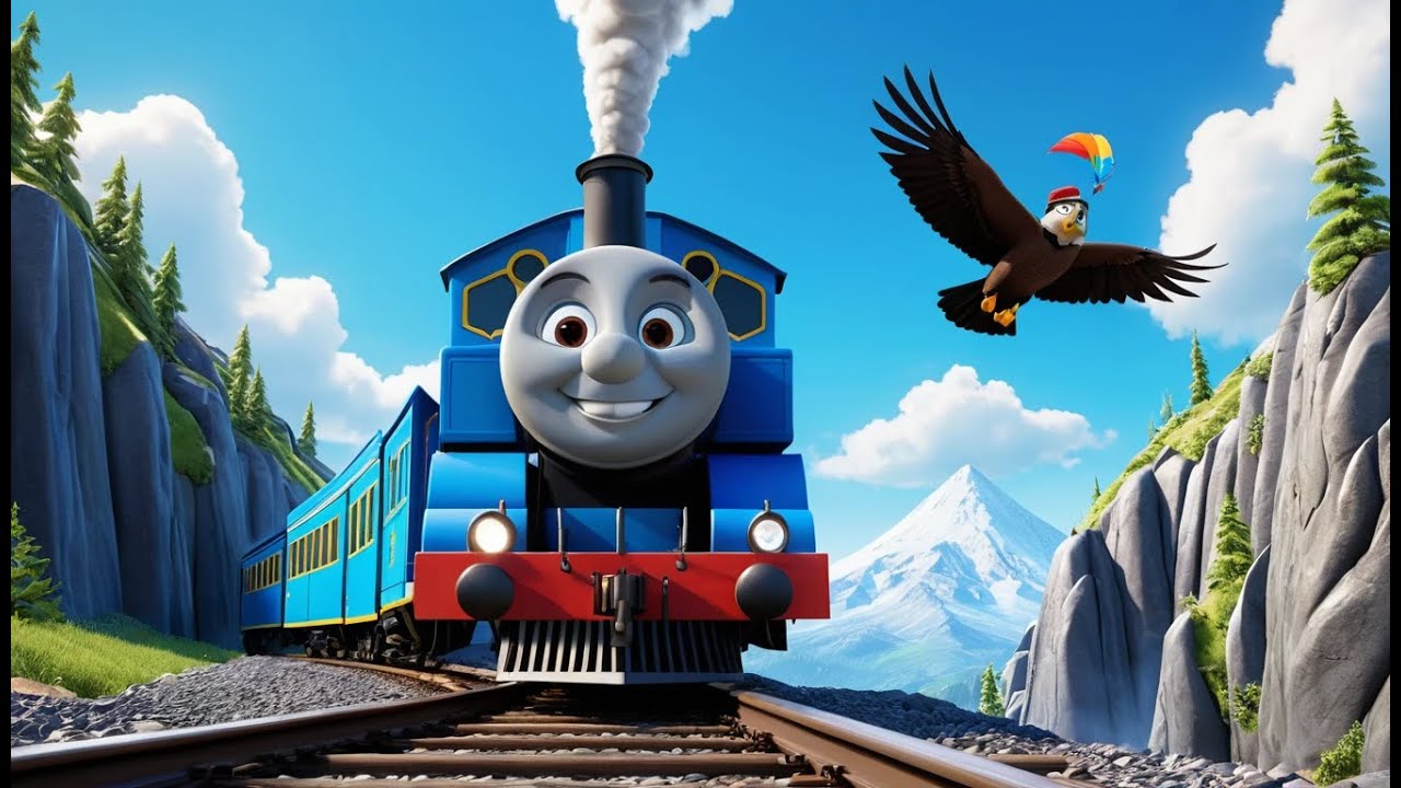 The Train on the Track Goes Choo, Choo | Fun Train Song for Kids | Sing ...