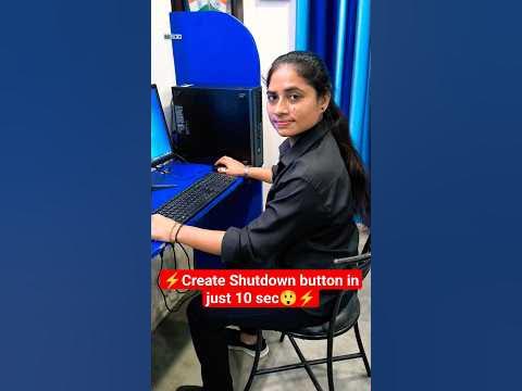 Create shutdown button in just 10 sec🔥 #viral #shorts #shortvideo #computer #excel - YouTube