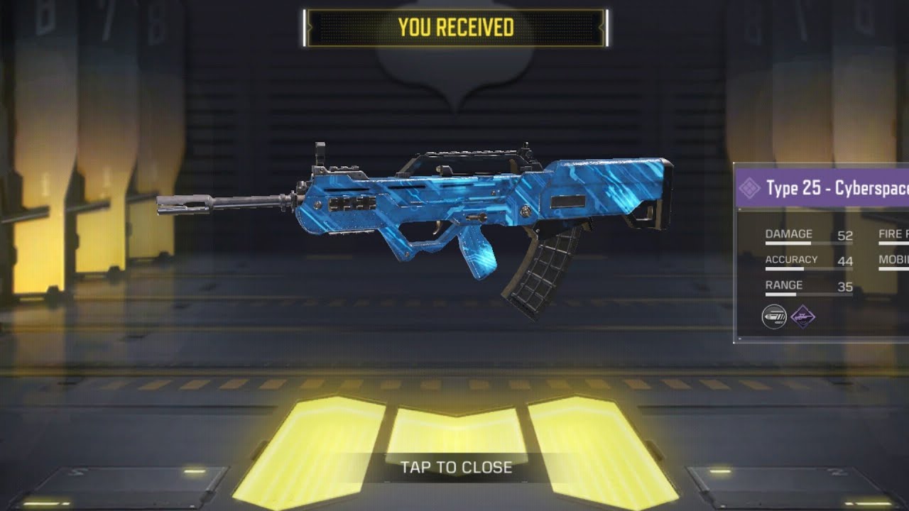 *2020* NEW FREE EPIC SKIN TYPE 25 SKIN "CYBER SPACE" GAMEPLAY IN CODm ...