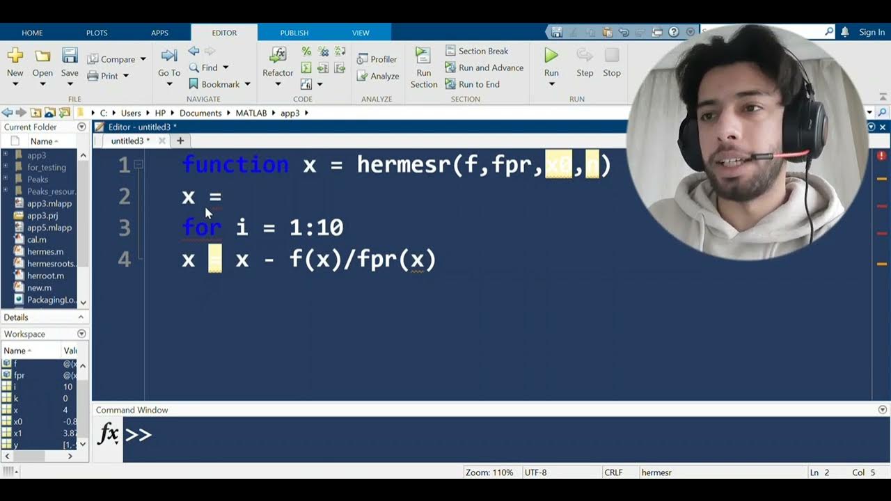 Newton Raphson roots finding method. - YouTube