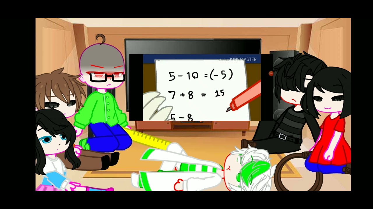 baldi x principal gacha club react to meme Ep.71 - YouTube