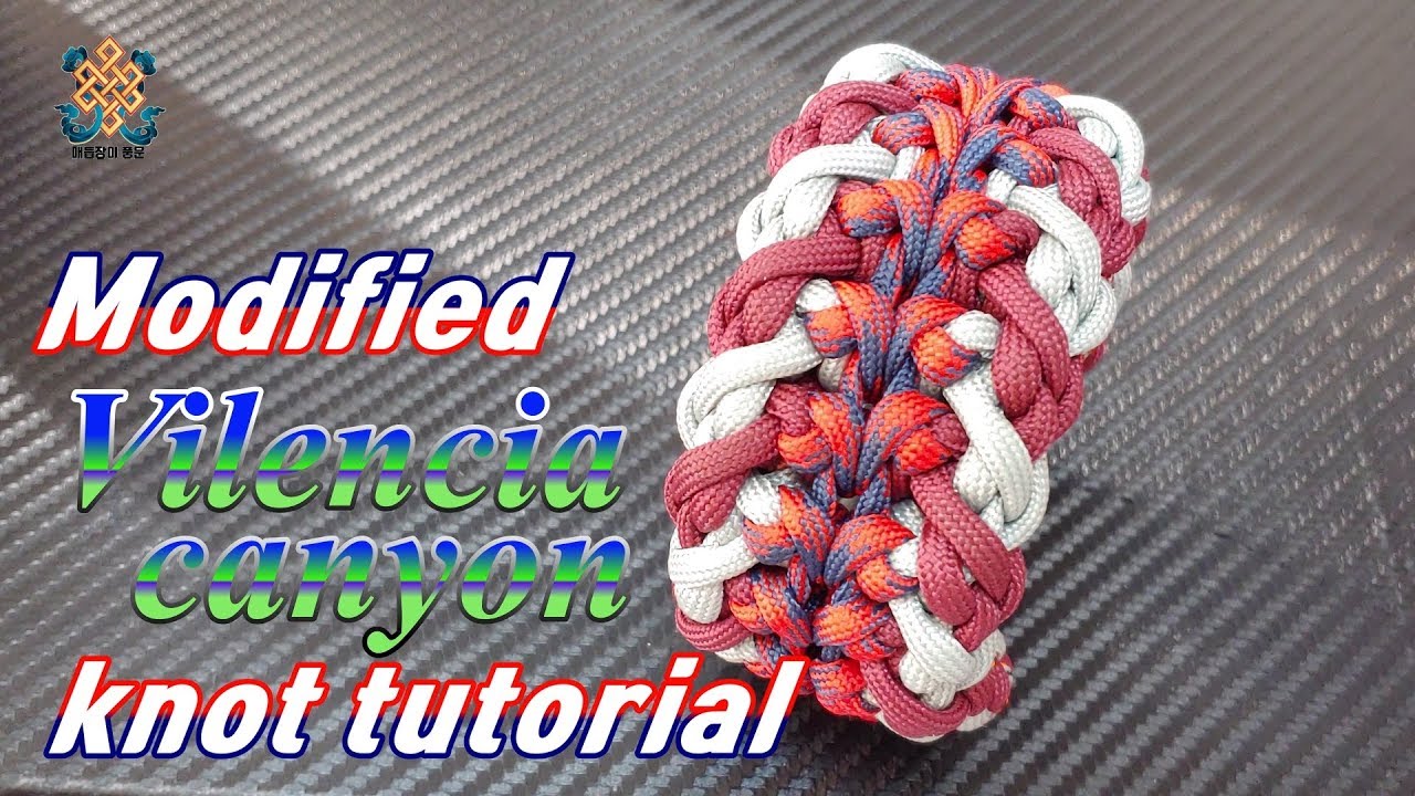 Paracord Knot Valencia Canyon modified Knot. How make a paracord knot ...