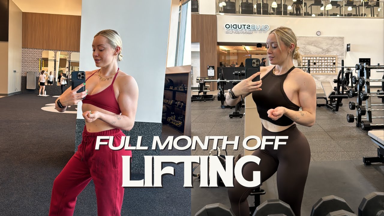 What I learned from not weight lifting for a month - YouTube
