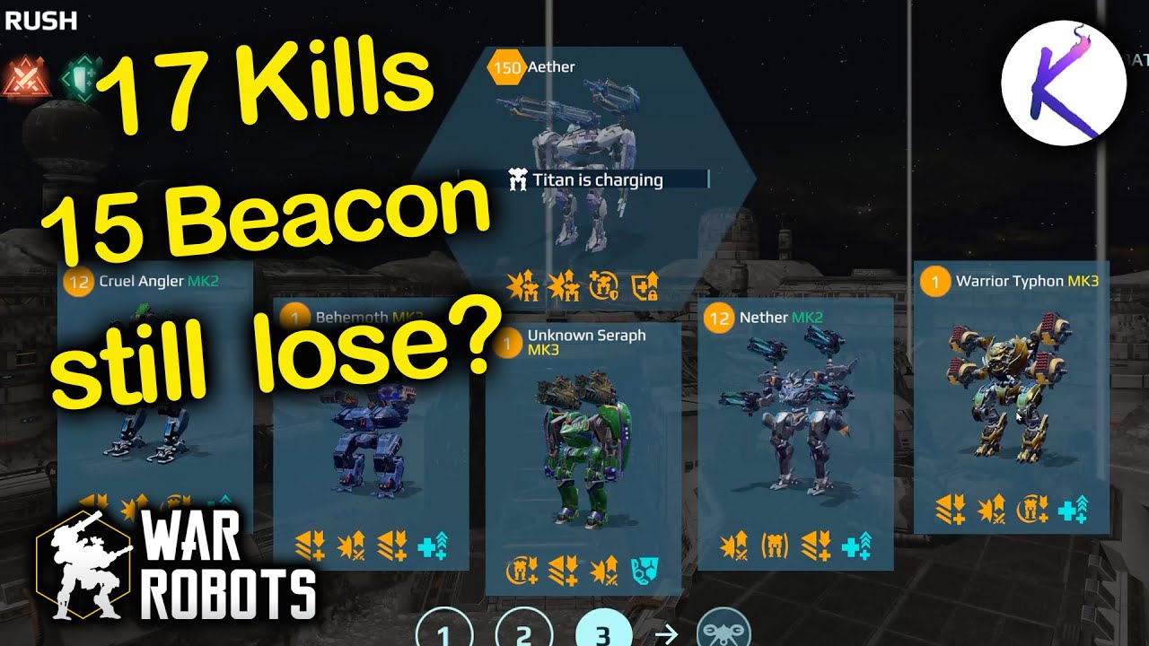 Typhon Seraph Angler War Robots Gameplay WR new weapons Robot 8.7 - YouTube