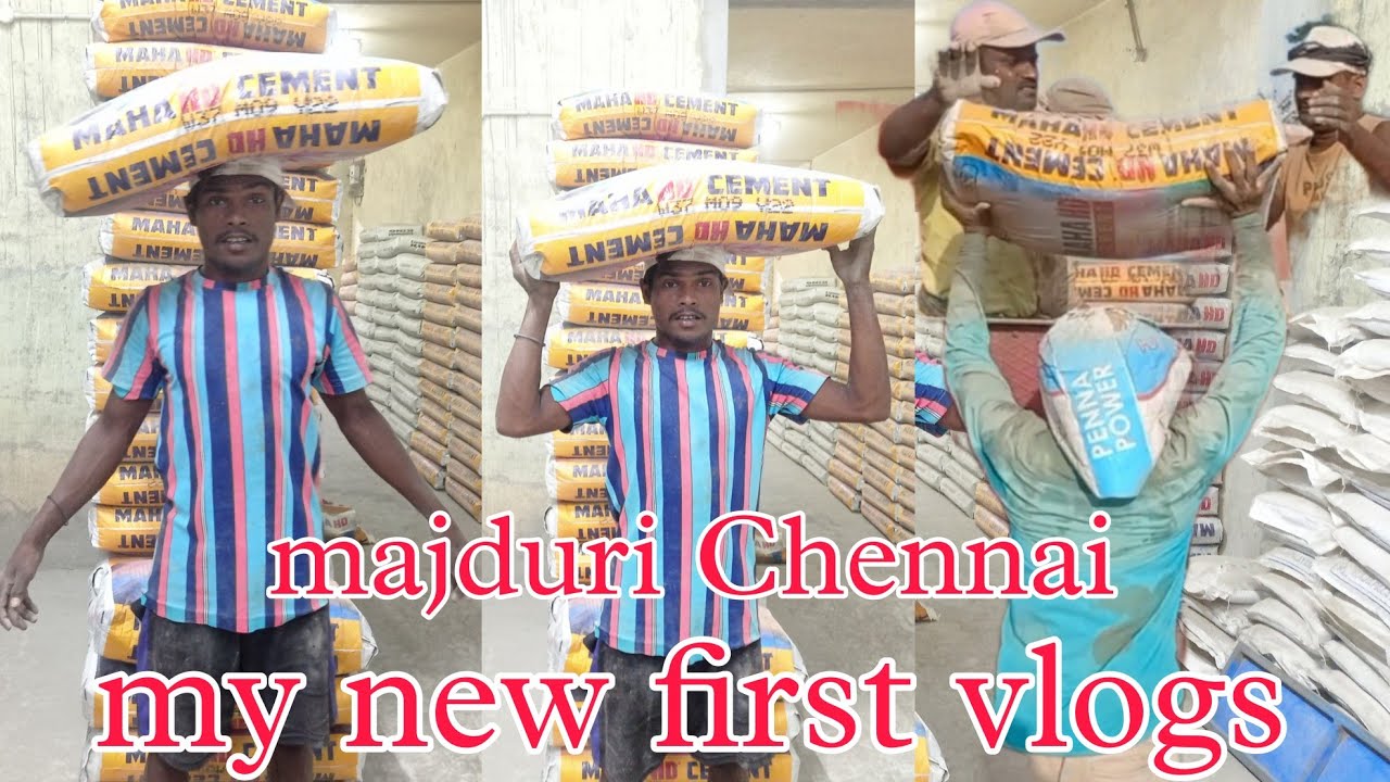 majduri Chennai my new first vlogs video 2022 - YouTube