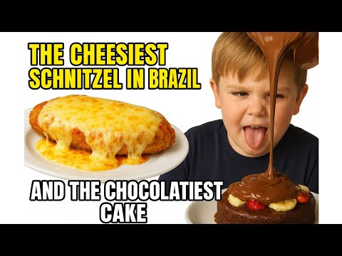 🧀 The Cheesiest Schnitzel & Chocolate Paradise in Brazil! 🇧🇷🍫