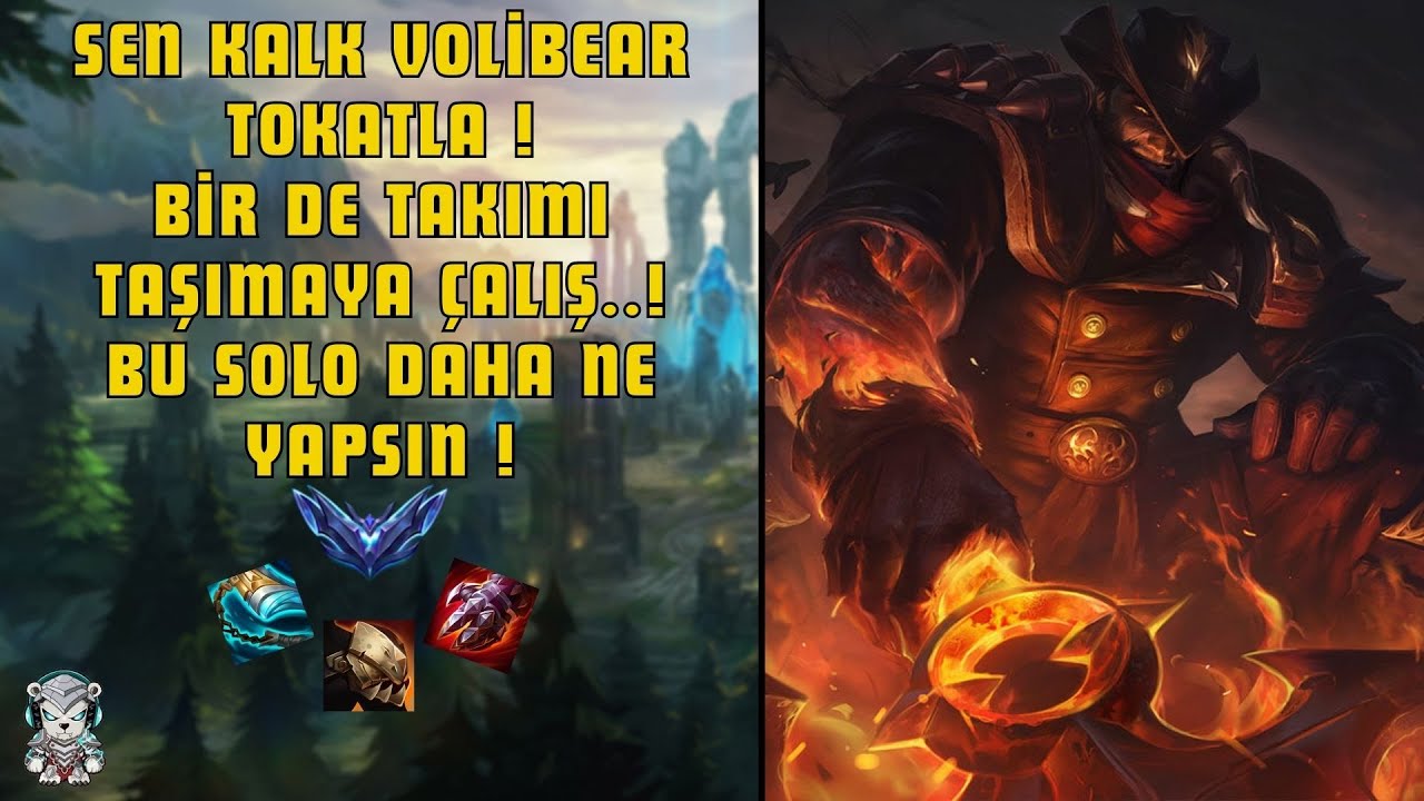 Volibear ezip geçiyorum ! Ama takımım... DARIUS VS Volibear ...