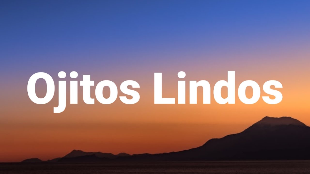 Bad Bunny - Ojitos Lindos (Letra/Lyrics) - YouTube