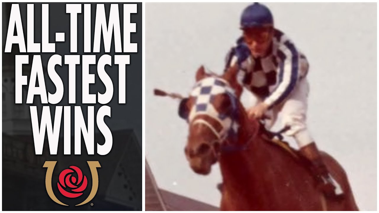 KENTUCKY DERBY ALL-TIME FASTEST WINS AT CHURCHILL DOWNS - YouTube