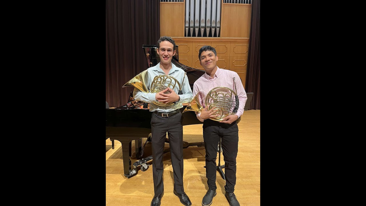 Kevin Juarez & Mario Avilez, Horn Recital - YouTube
