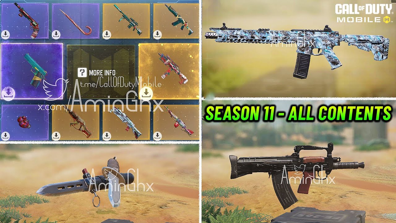 Season 11 Upcoming Guns, Tournament Camo & Lucky Draws Guns with Mythic ...