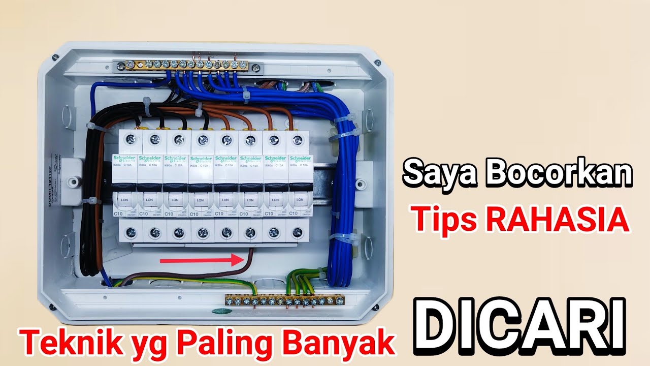 TIPS MERAPIKAN KABEL MCB GROUP PADA INSTALASI LISTRIK 2 KABEL DAN ...