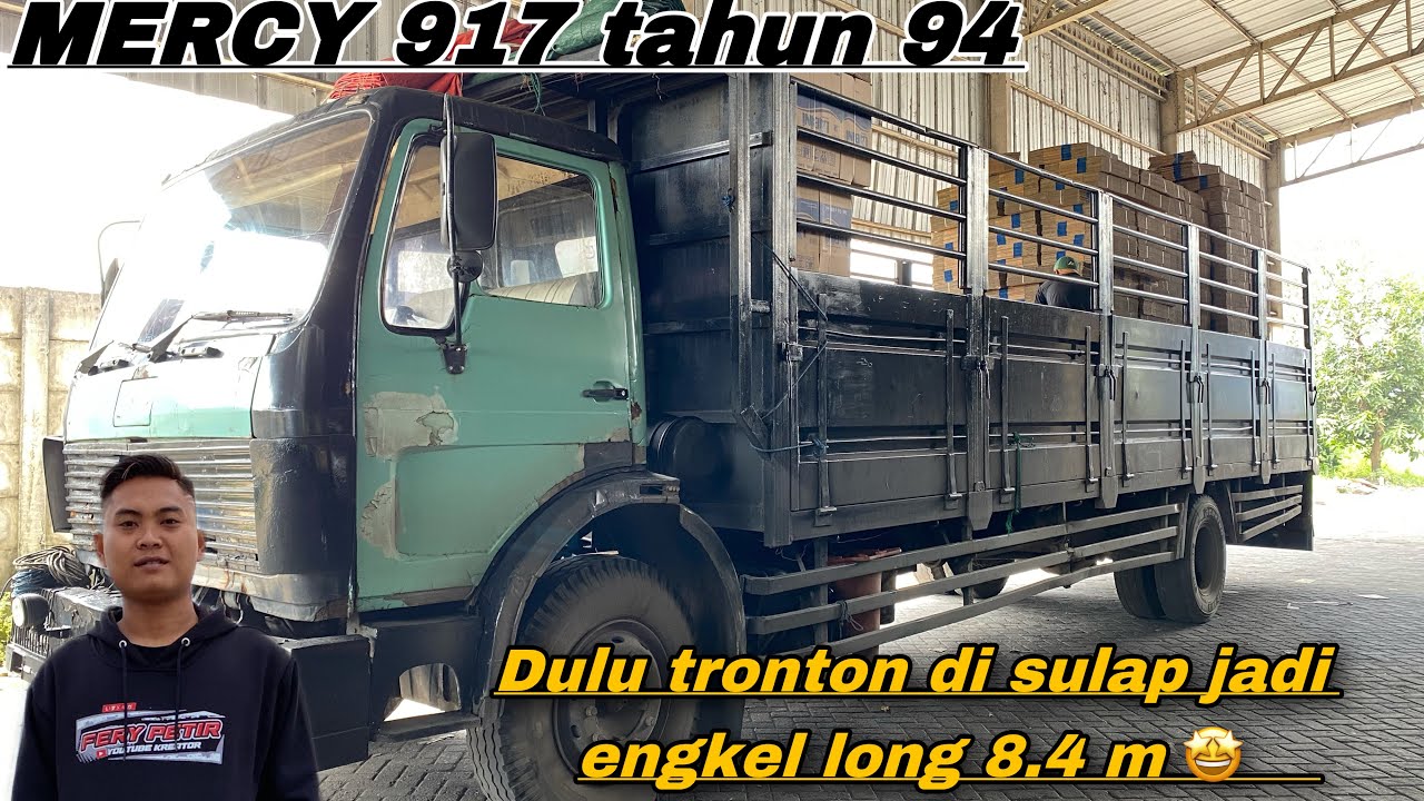 TRUCK MERCY 917 TRONTON DI RUBAH JADI ENGKEL LONG CASIS / KOK BISA ...