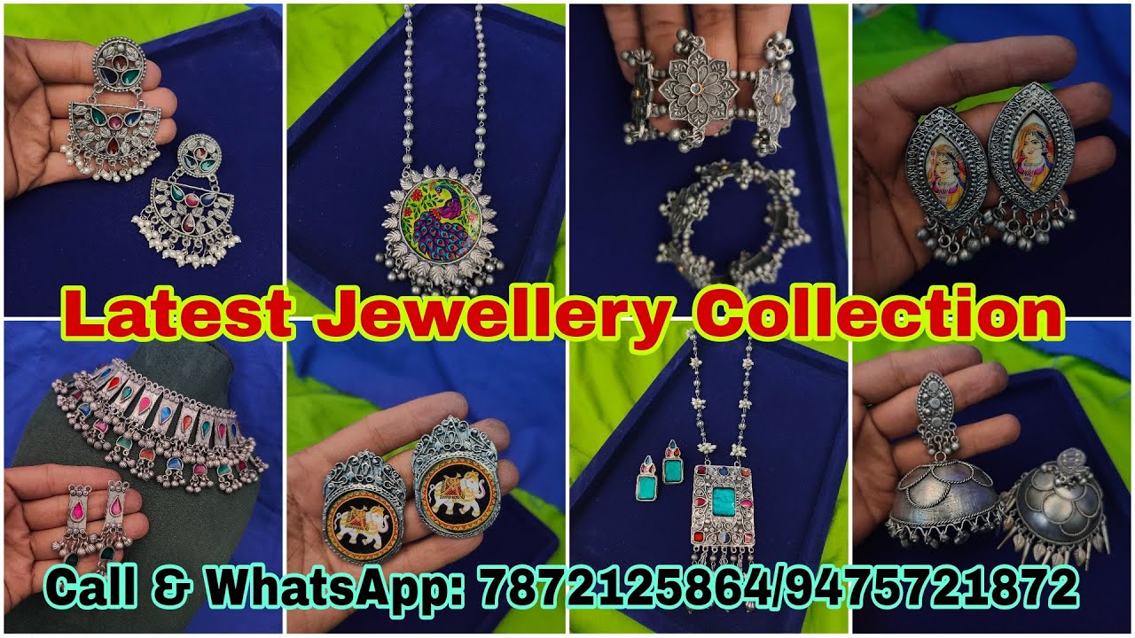 Black Polish Jewellery Wholesale|| Meenakari Jewellery Collection ...
