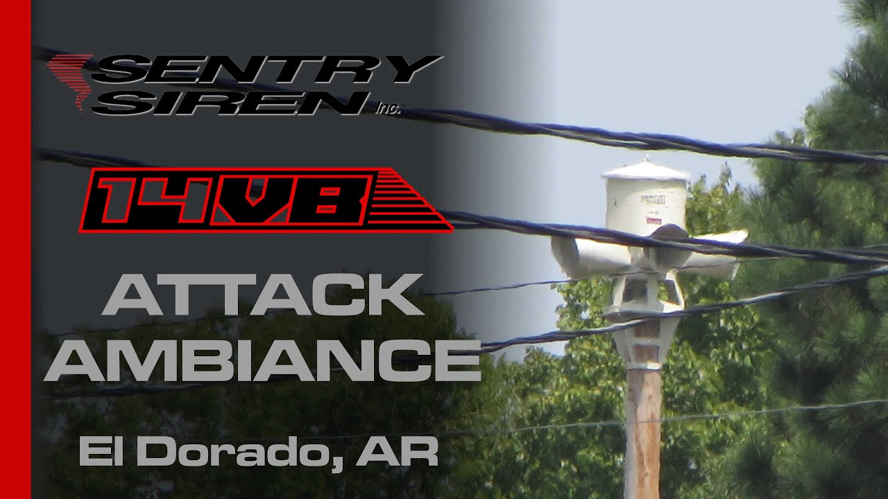 Sentry 14V-B Siren Ambiance | Attack x2 | El Dorado, AR - YouTube