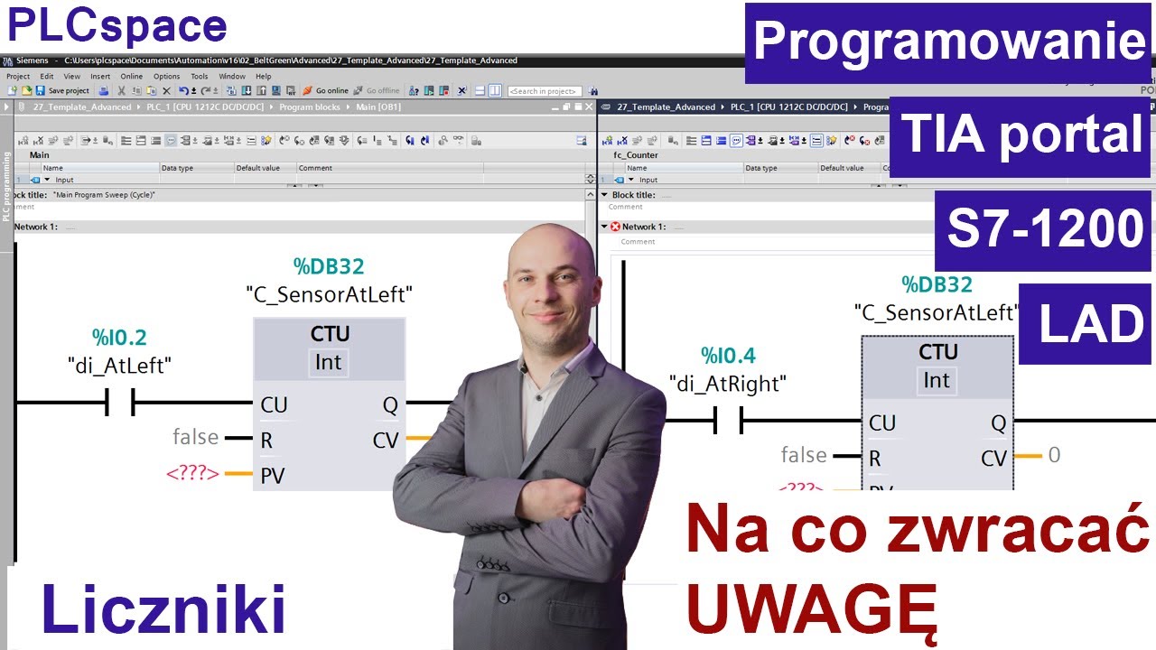 Licznik - Na co zwracać UWAGĘ - Kurs programowania PLC Siemens S7-1200 ...