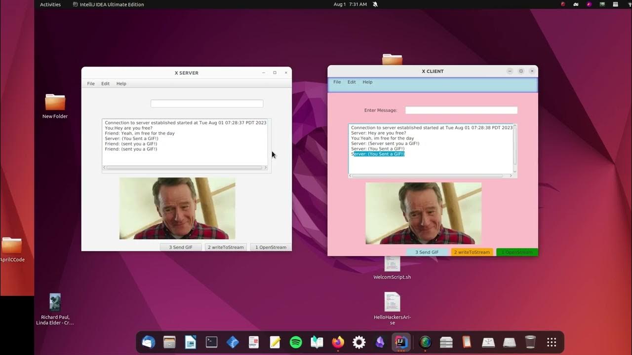 JavaFX Chat Messenger App Code Explained | Java programming - YouTube
