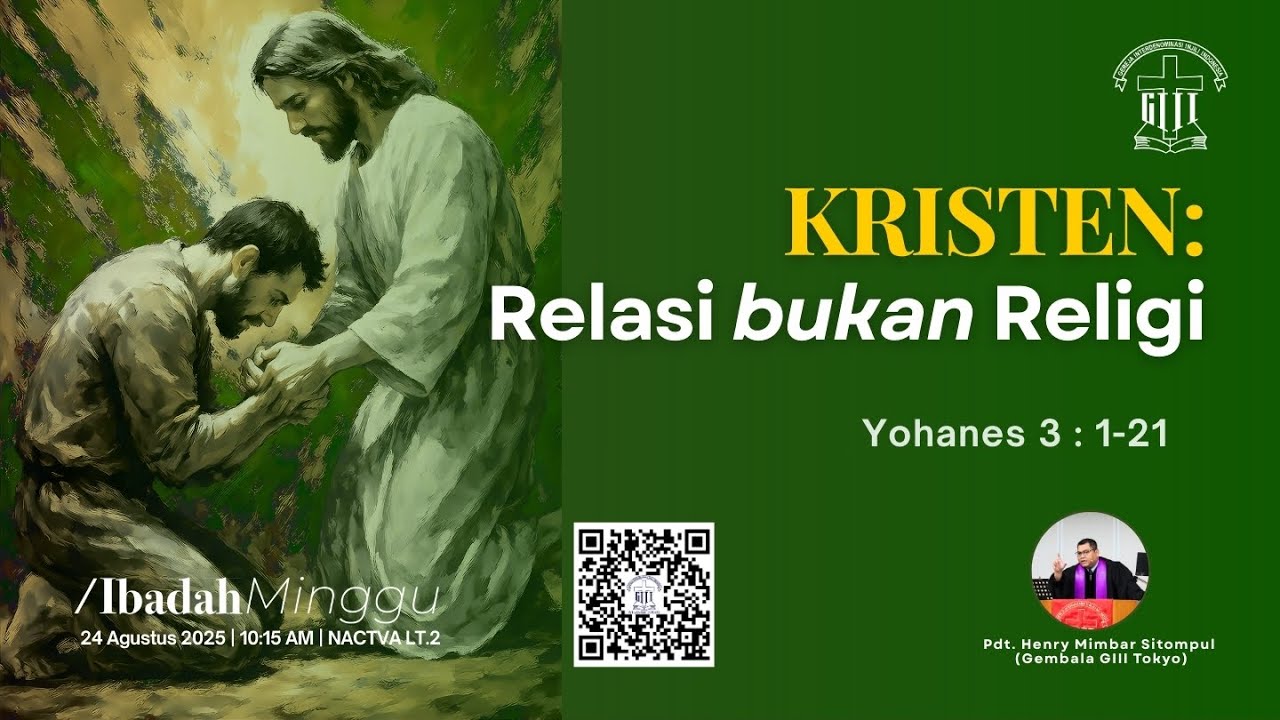 Pdt. Henry Mimbar - Kristen: Relasi Bukan Religi (GIII Tokyo 24 Agustus ...