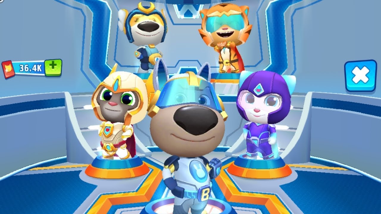 Talking Tom Hero Dash: Ben Gameplay (iOS, Android) - YouTube