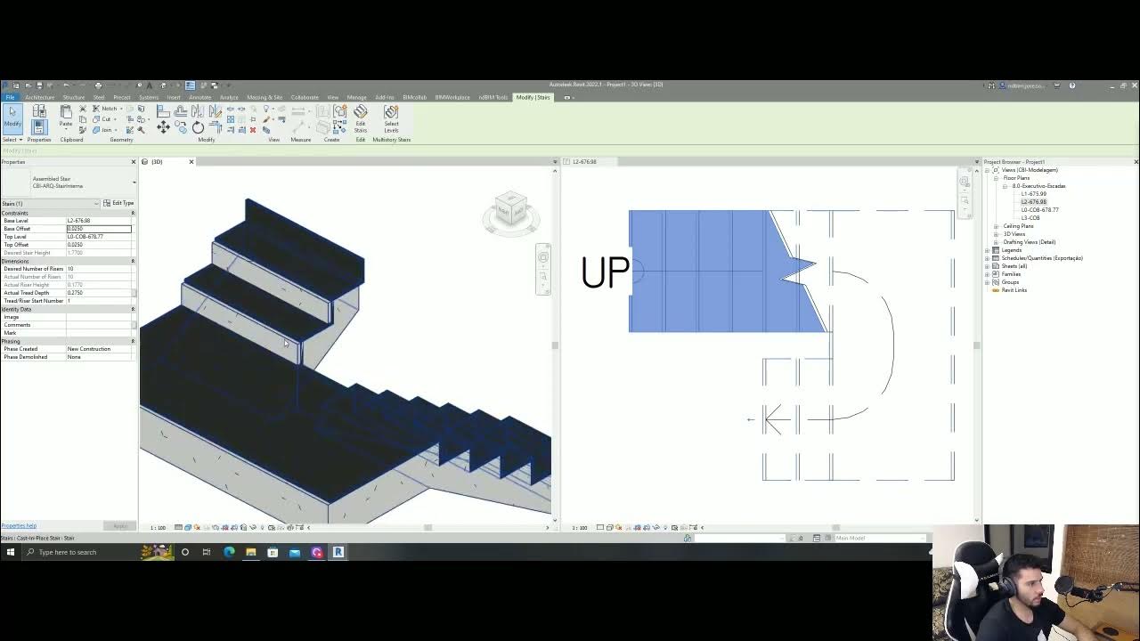 01 - Modelando revestimento de escada usando o Revit e Dynamo - YouTube