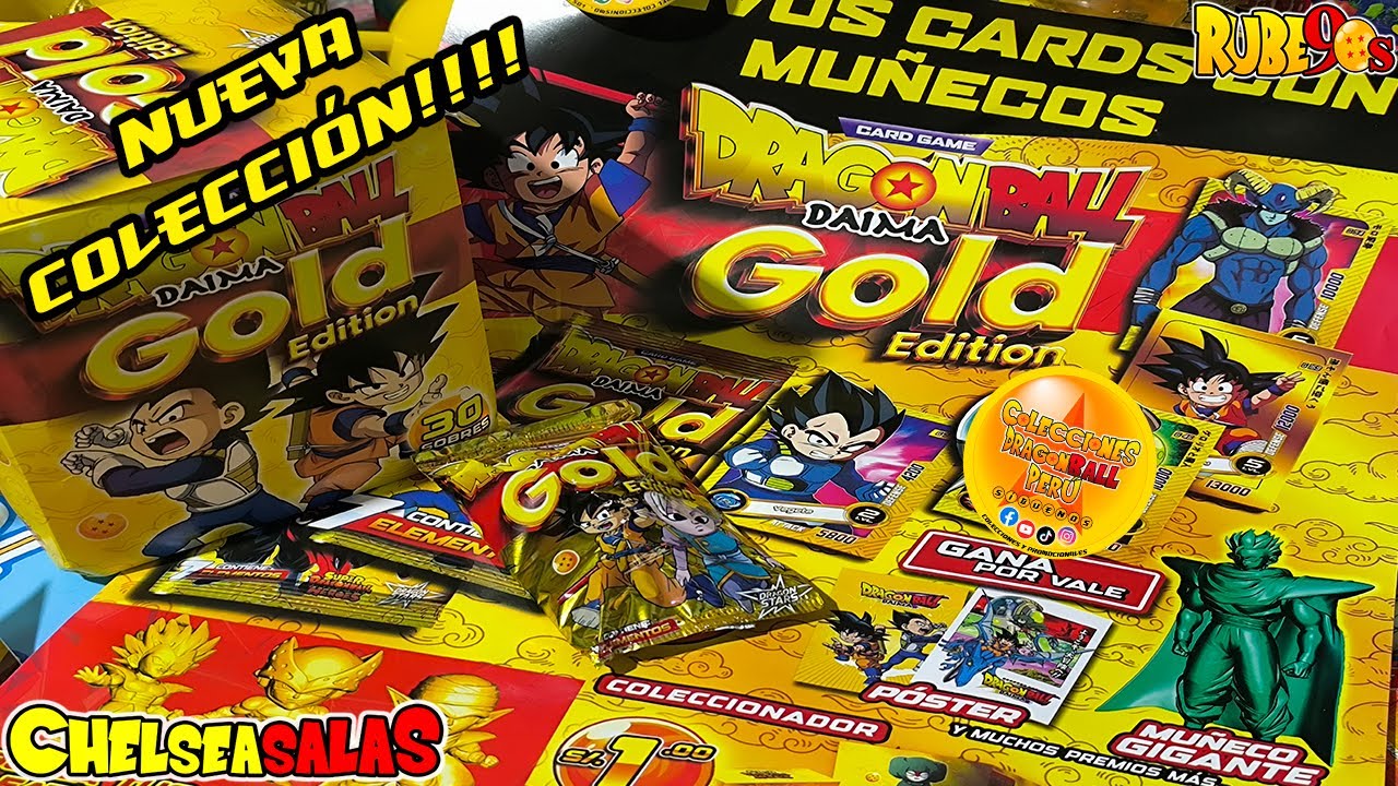 Cards Dragon Ball Daima Gold Edition Dragon Stars Peru 2024 - YouTube