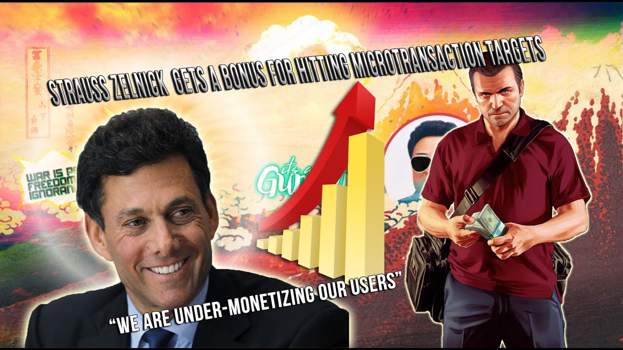 Take-Two CEO Gets a Bonus for Hitting Microtransaction Targets - YouTube