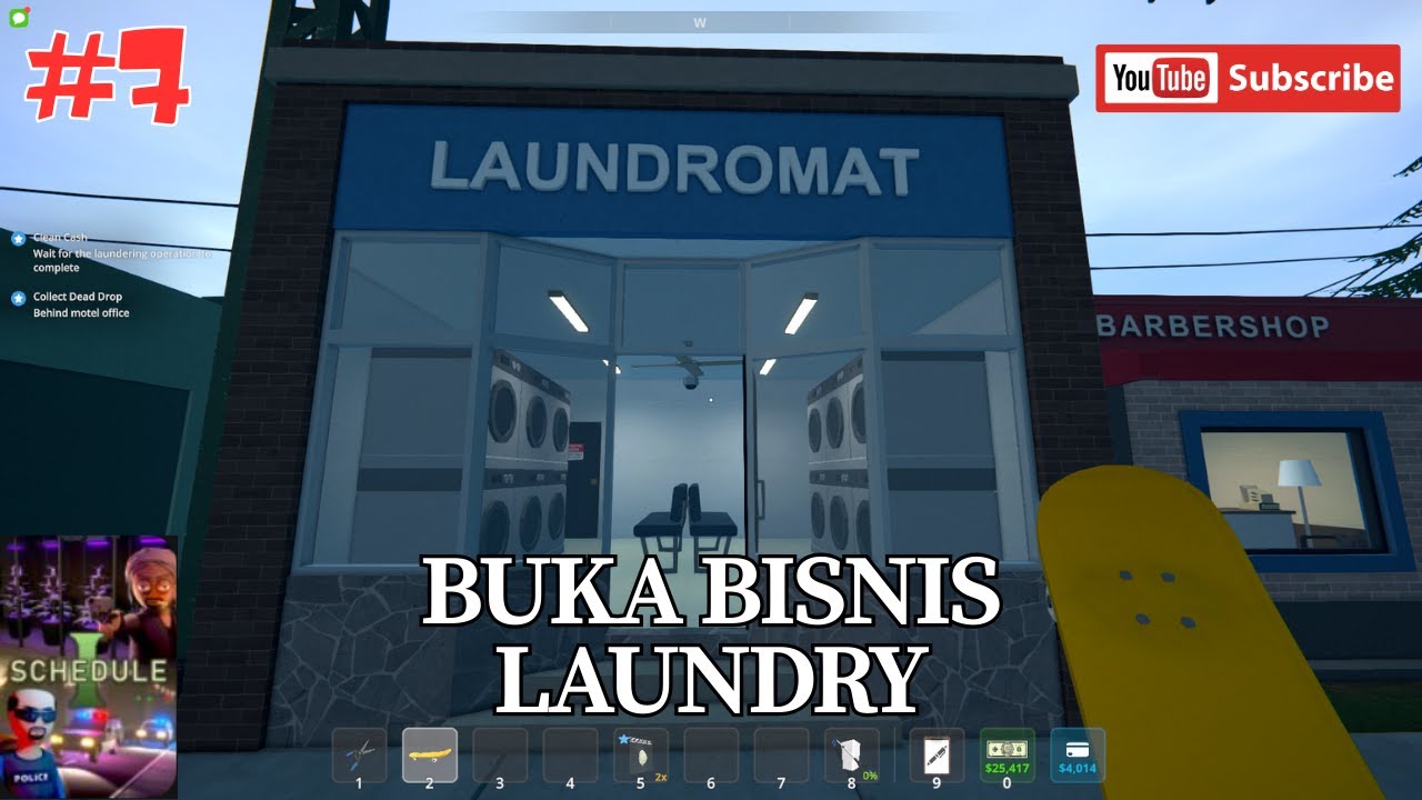 Buka Bisnis Laundry & Dapat Dealer Baru - Schedule I Part 7 - YouTube