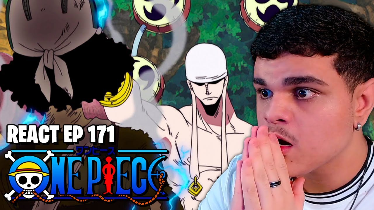 LUFFY VS WYPER! GOD ENEL MUITO APELÃO! ASSISTINDO ONE PIECE PELA ...