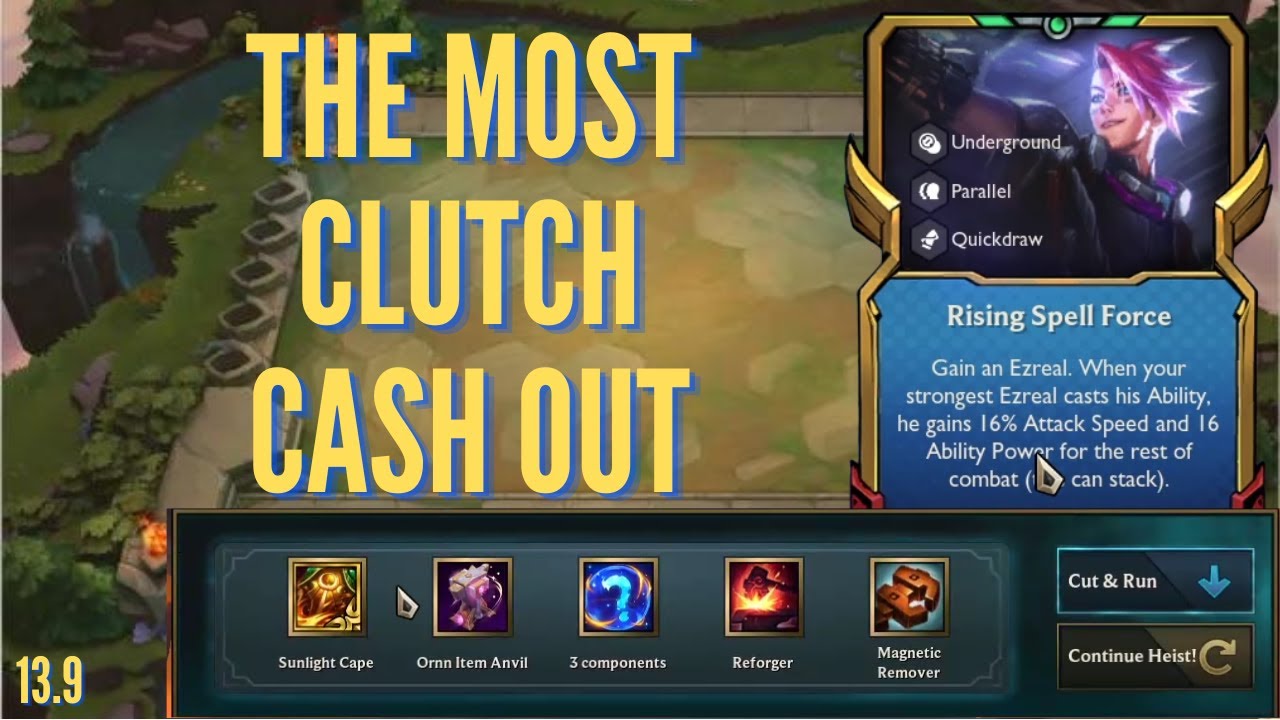 This underground cash out saves my life and gives the best item ...