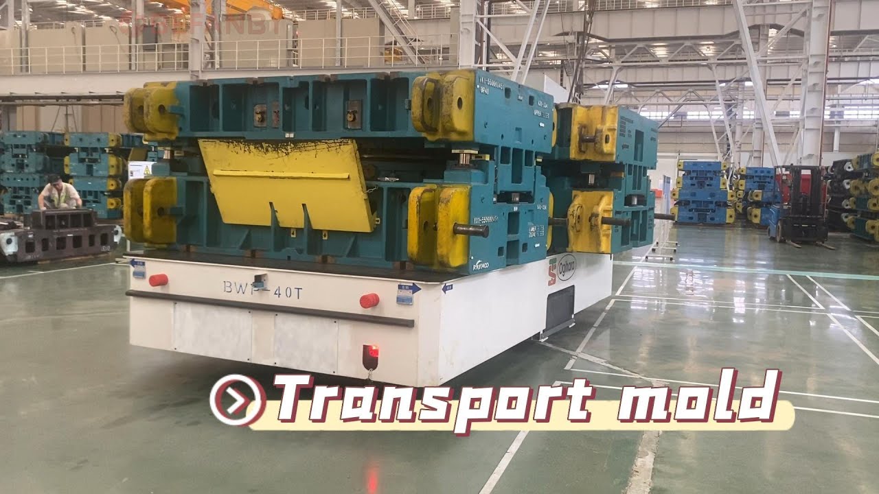 40Ton Electrical Material Handling Carriage,Electric Trackless Transfer ...