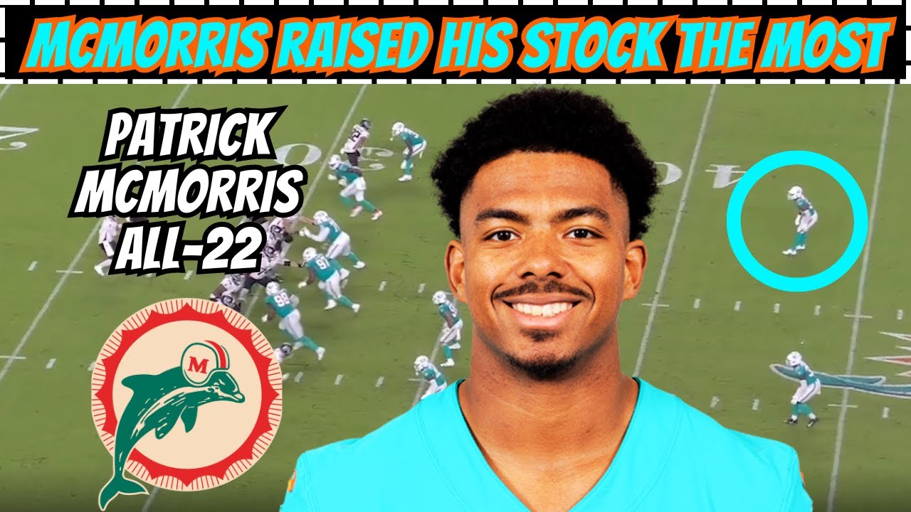 Film Breakdown: Patrick McMorris Played AMAZING vs Falcons in Preseason ...