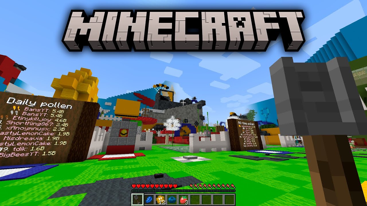 EMPECÉ DE CERO EN BEE SWARM SIMULATOR pero en MINECRAFT ⛏️ - YouTube