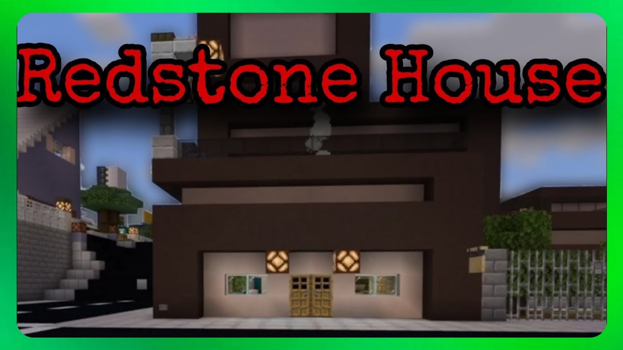 Kush City: Minecraft Redstone City Tour. Redstone Neighborhood (PART 1 ...