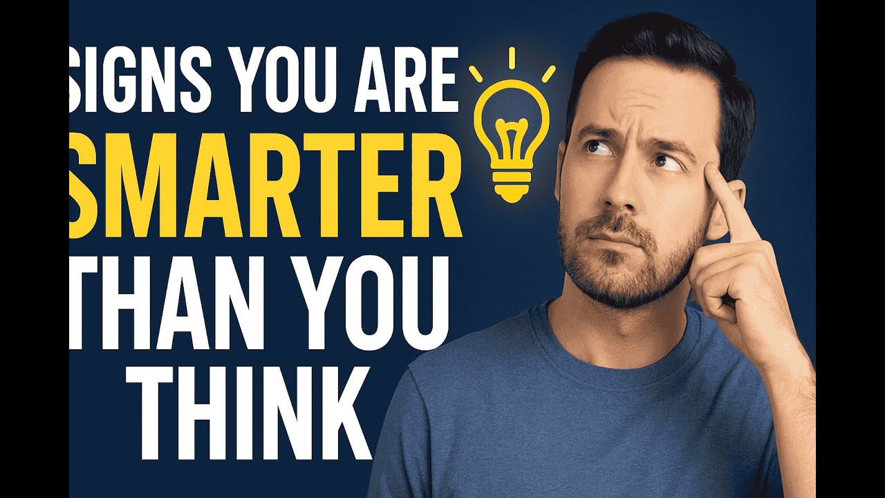 Signs you are SMARTER than you think! - YouTube
