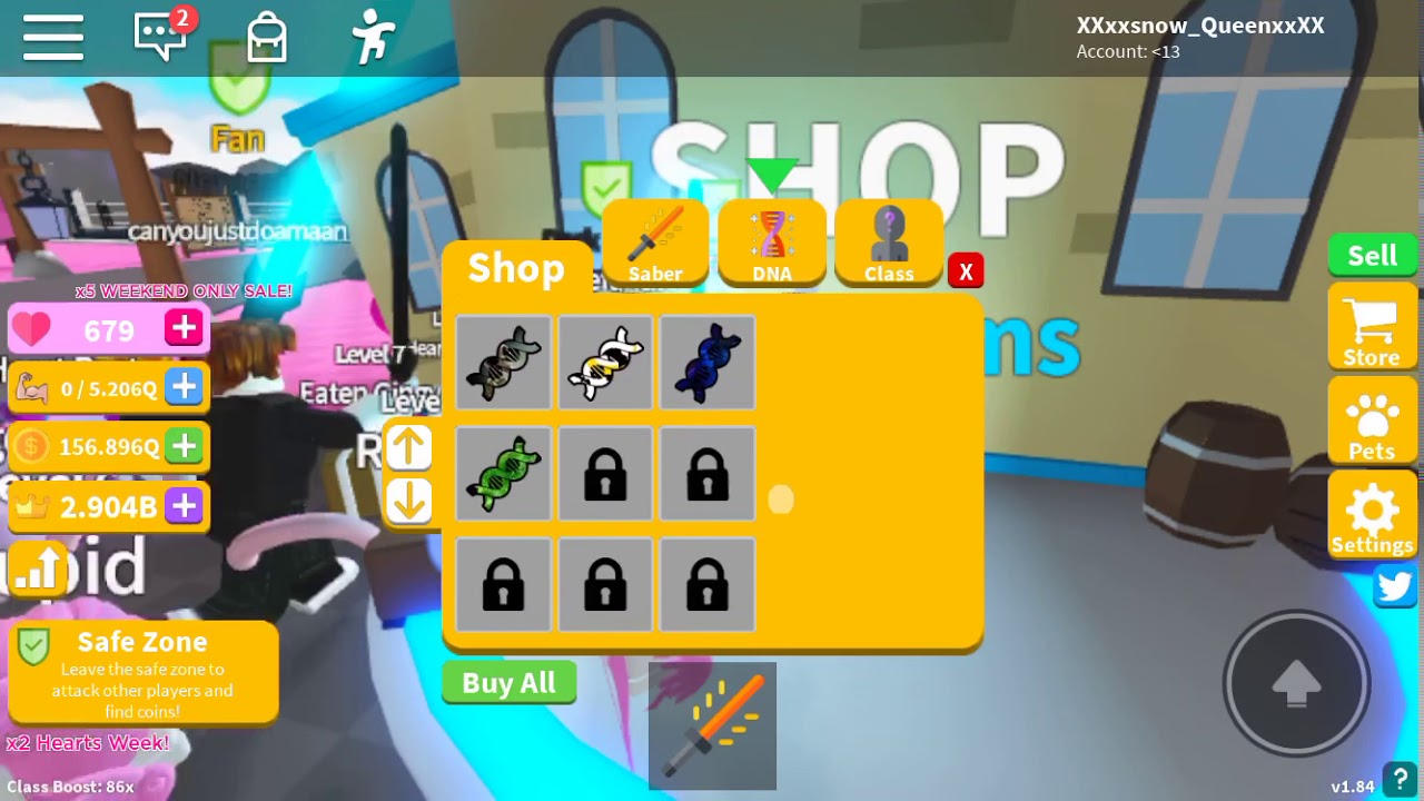 {ROBLOX} SABER SIMULATOR~ - YouTube